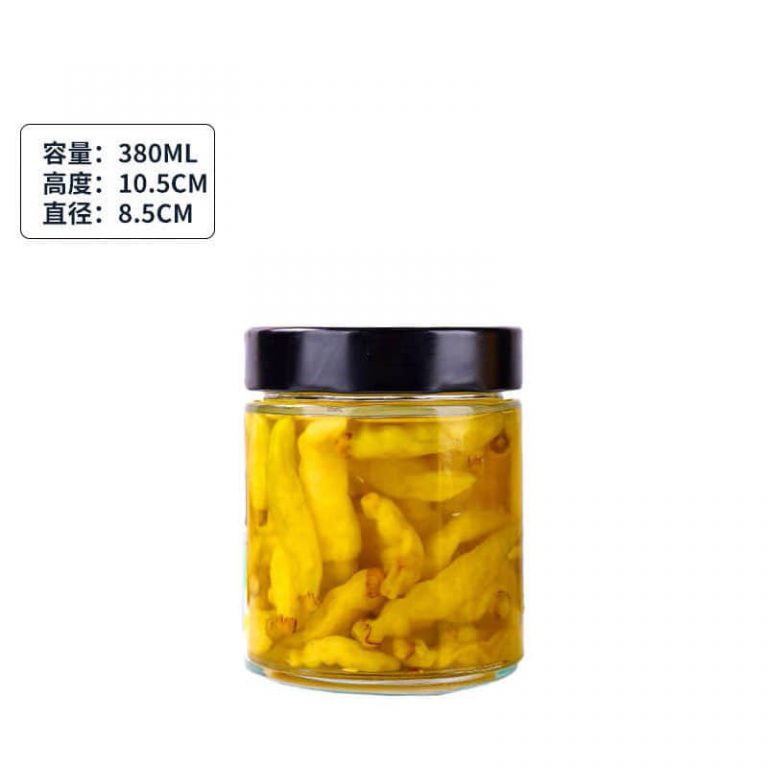 380ml Round Glass Jar Sgsbottle