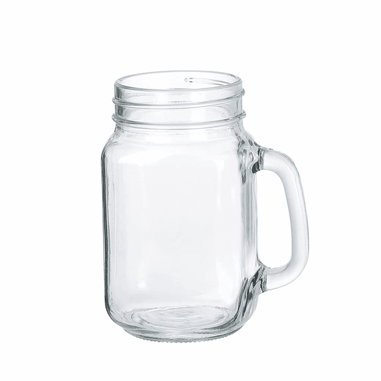 Clear Mason Jar With Handle - SGSBOTTLE
